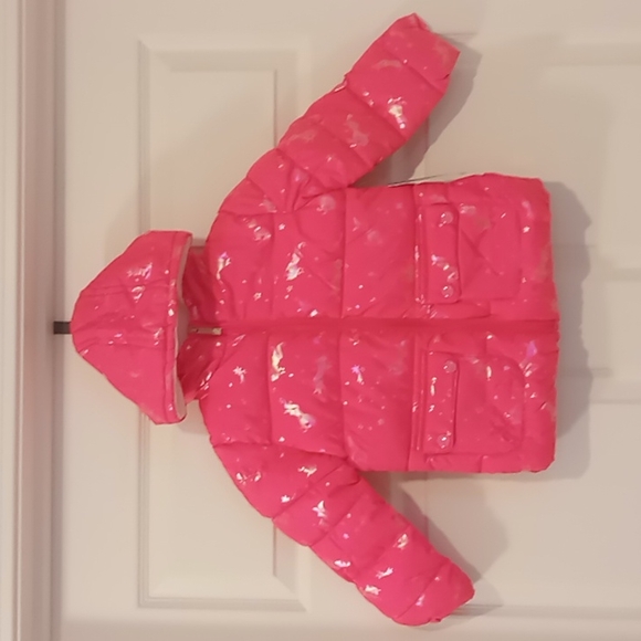 Limited Too | Jackets & Coats | Limited Too Girls Unicorn Hot Pink Foil ...